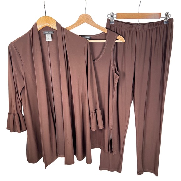 Slinky Brand | Pants & Jumpsuits | Slinky Brand 3 Piece Set Cardigan ...